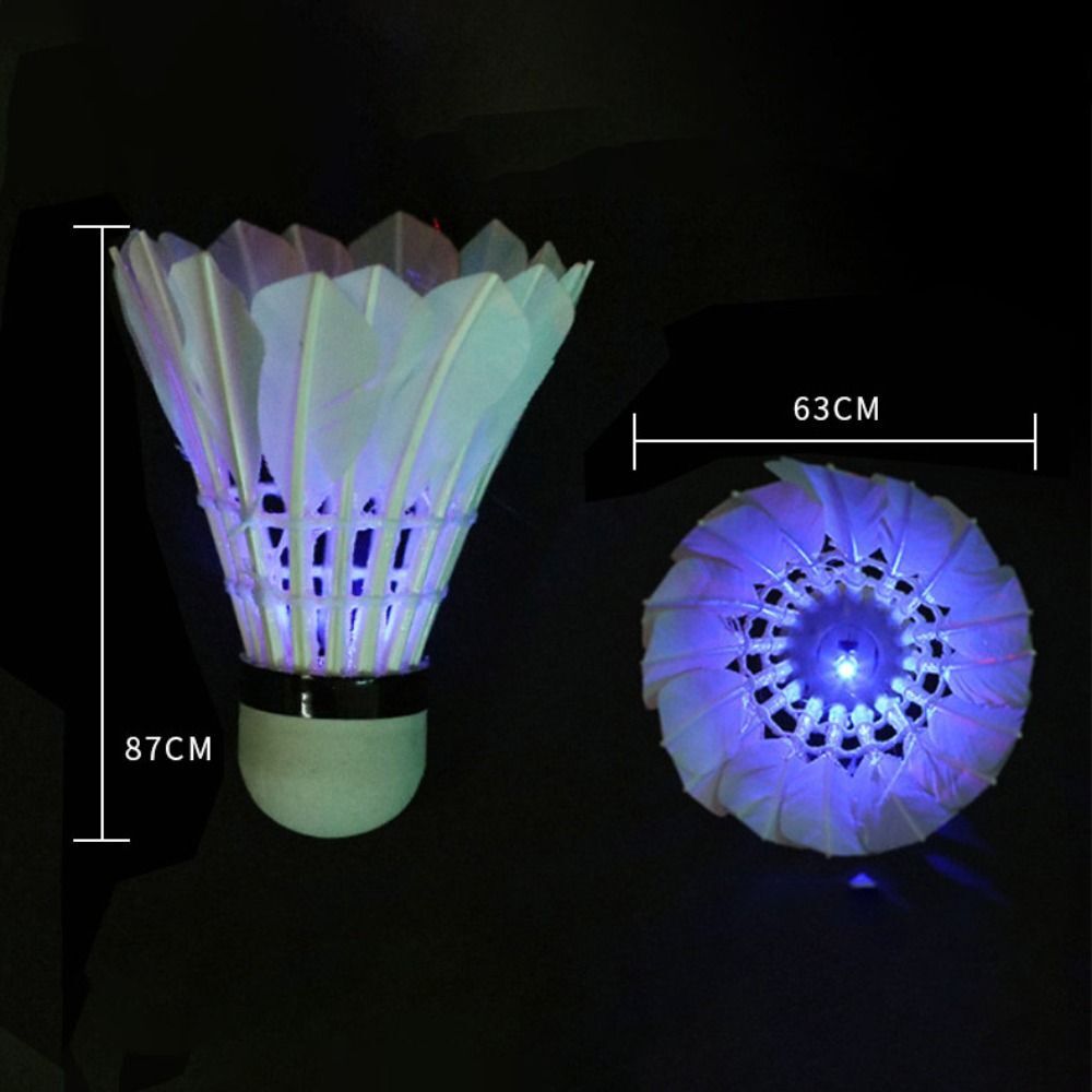 Lighting Badminton Coloful Glowing Ball LED Lamp Goose Feather ...