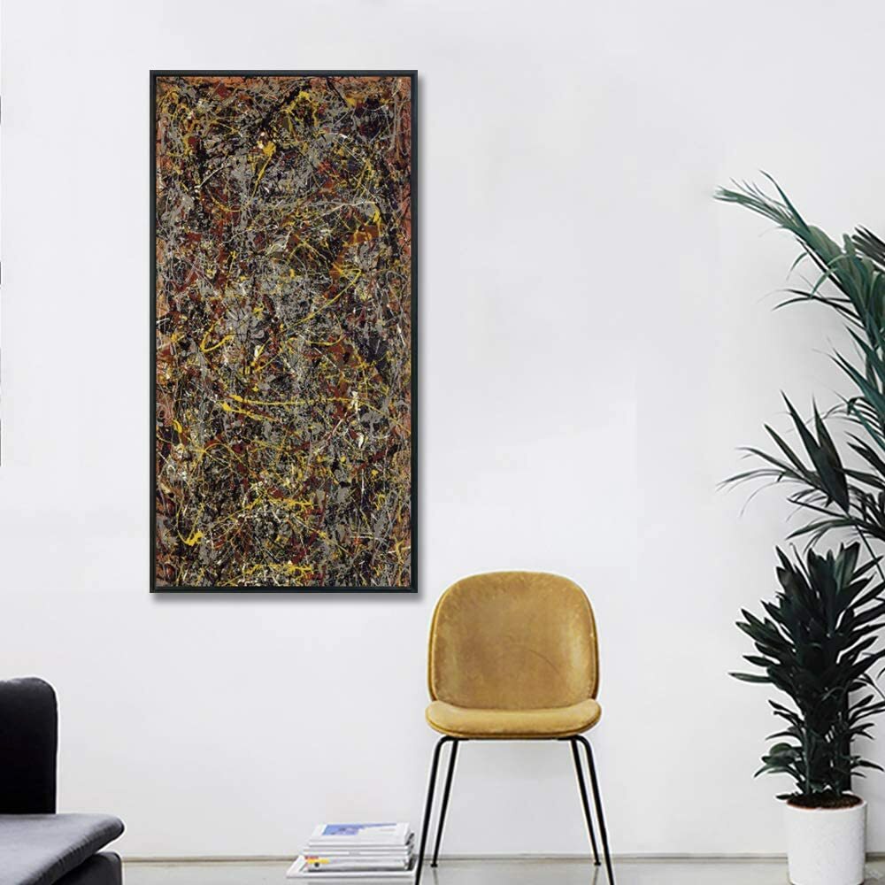 Number 5 1948 Original Painting By Jackson Pollock Inspired By