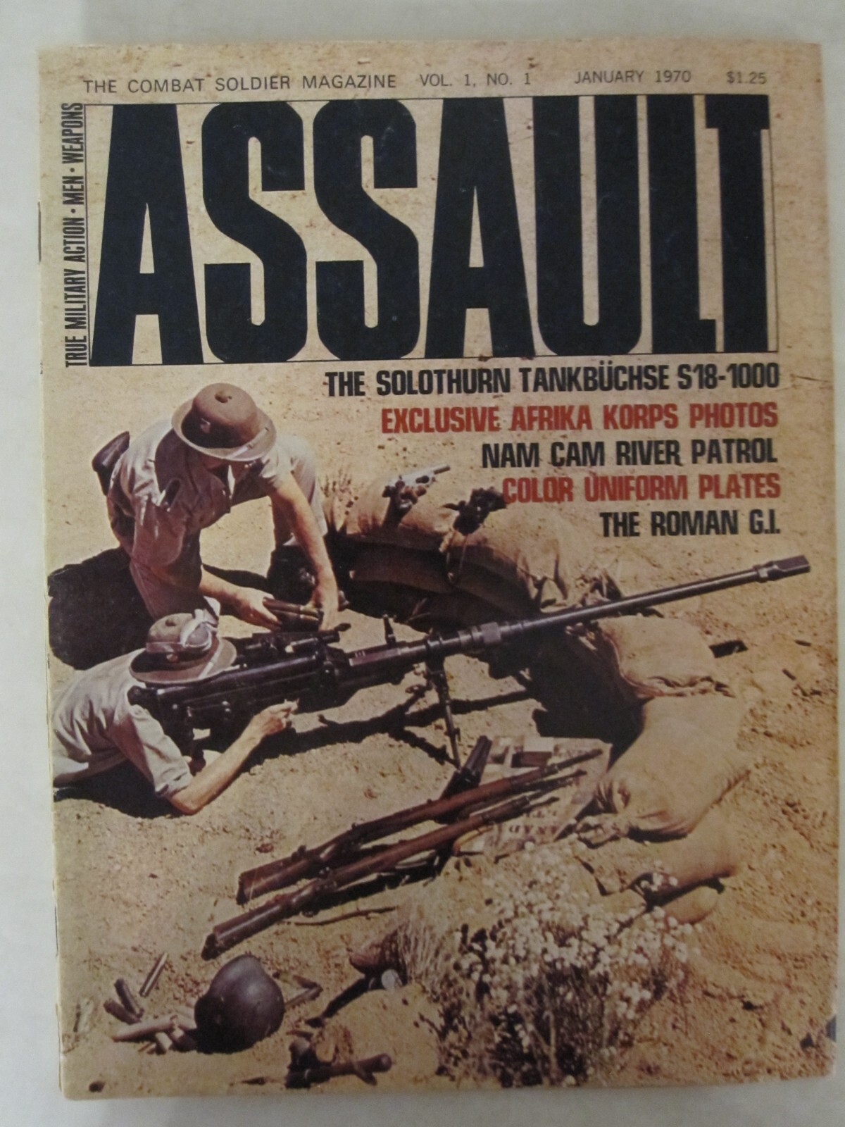 ASSAULT: The Combat Soldier Magazine Vol. 1 No. 1 January 1970 | eBay