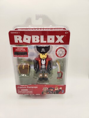 Roblox 3" Captain Rampage Action Figure With Accessories & Game Code ...