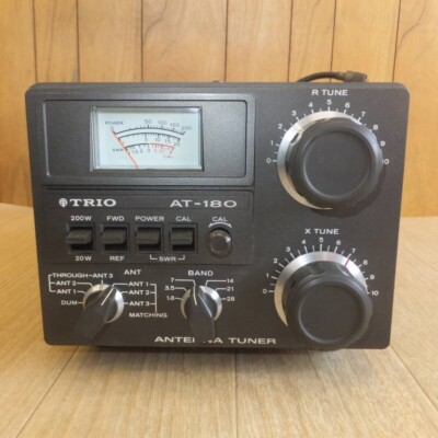 KENWOOD TRIO AT-180 HF ANTENNA TUNER Amateur Radio Tested Working | eBay