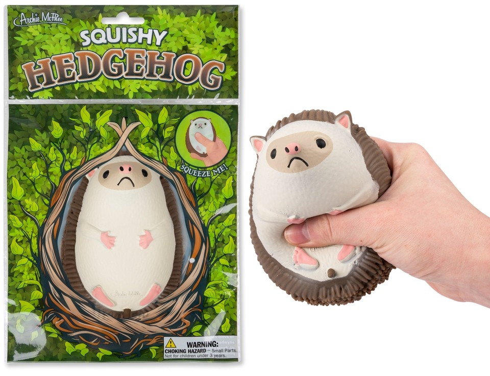 BIG SQUISHY HEDGEHOG - Squish Squeezable Stress Cute Figure Toy ...