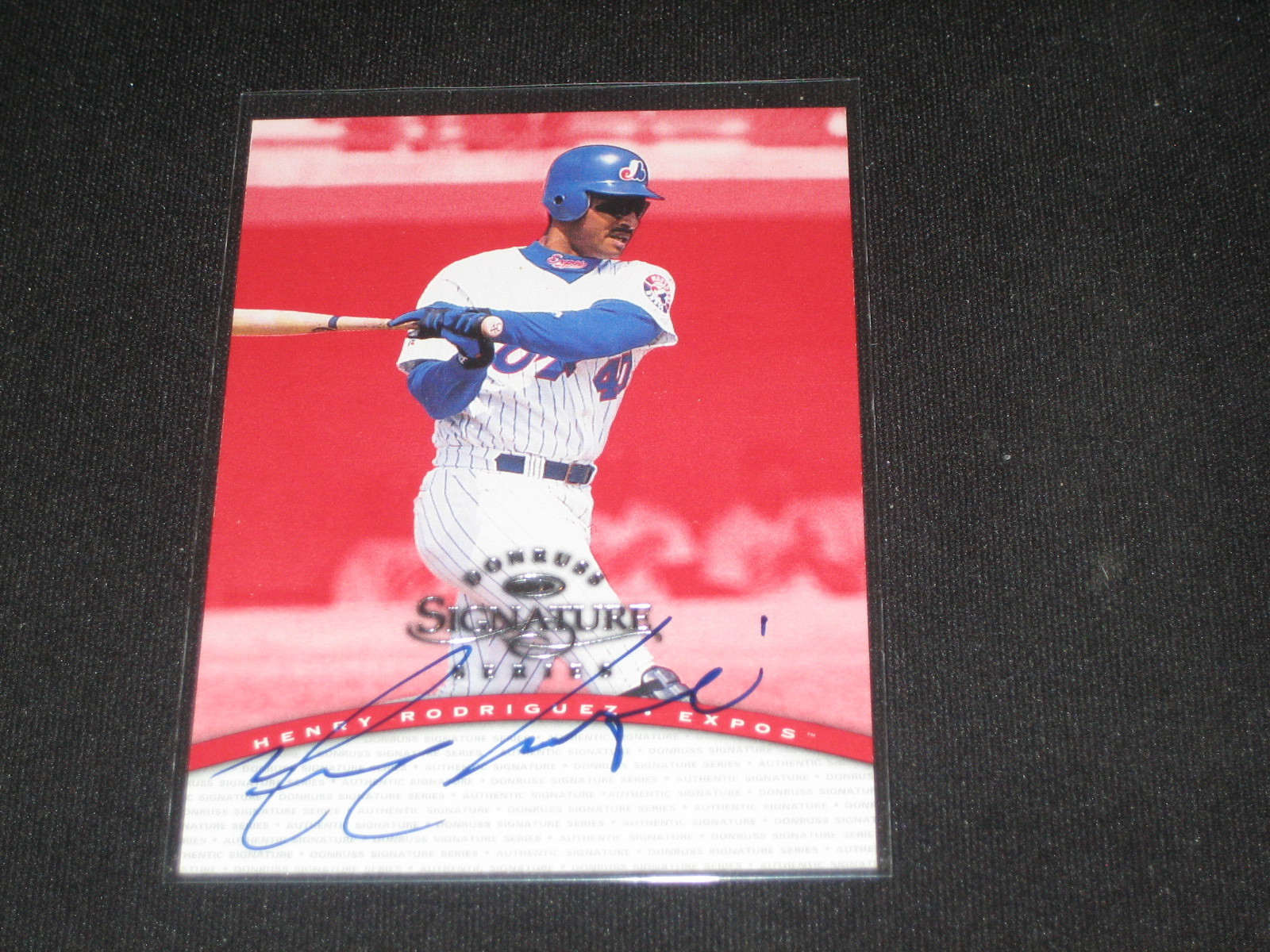 HENRY RODRIGUEZ EXPOS STAR SIGNED AUTOGRAPHED CERTIFIED AUTHENTIC ...