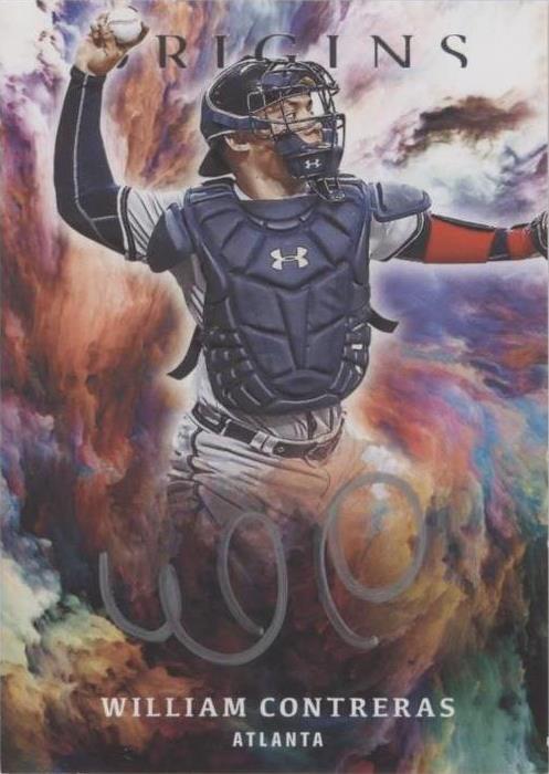2021 Panini Chronicles - Origins Signatures William Contreras #OS-WI ...