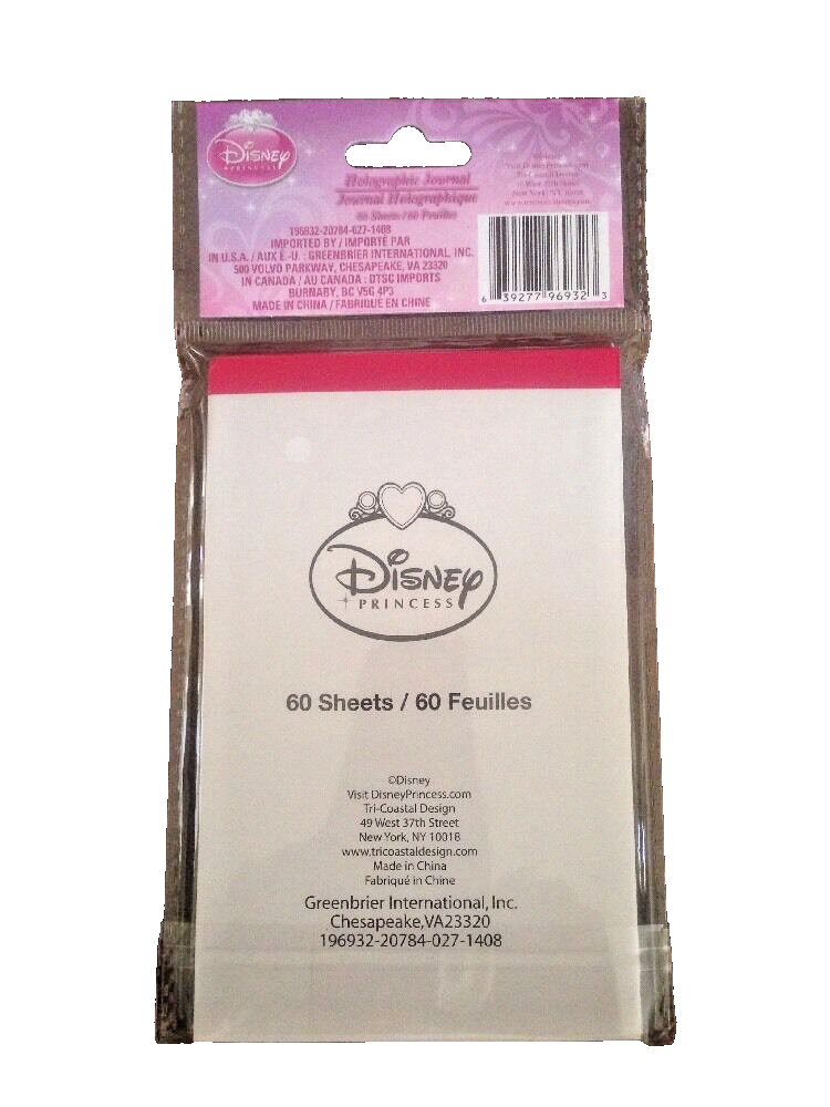 Disney Tangled Princess Rapunzel Holographic Journal Notebook Diary | eBay