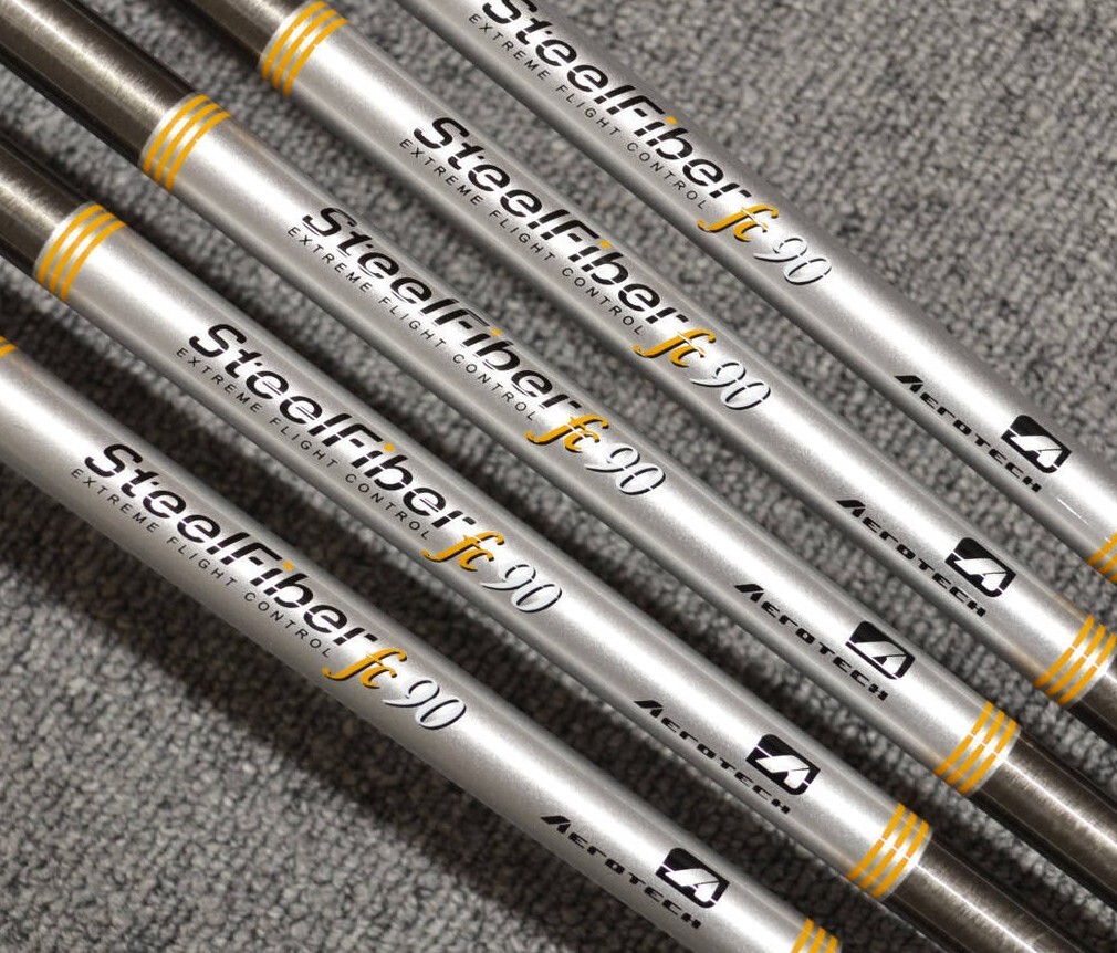 AeroTech SteelFiber FC90/FC115 CW .355" Taper Tip Graphite Iron Golf ...