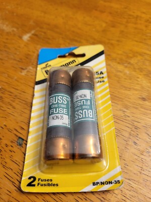 Cooper Bussmann 35A 35 Amp General Purpose Fuse 2 Pack~BP/NON-35 | eBay