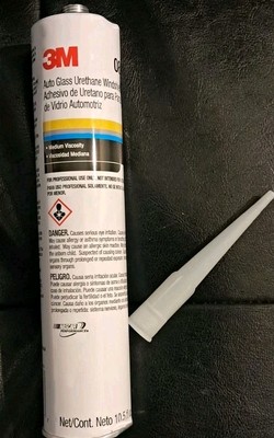 3M Auto Glass Urethane Windshield Adhesive 08693 10.5 fl oz Cartridge ...