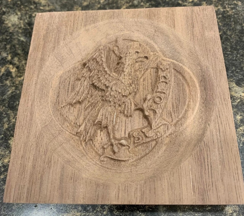 Evangelist St. John Engraving Trim Wood Corner Trim Block Door Trim ...