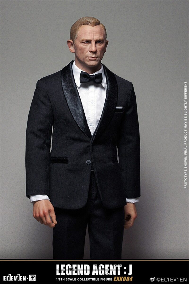 EXK004 1/6 Scale 007 Agent James Bond Daniel Craig Figure 12'' Male ...