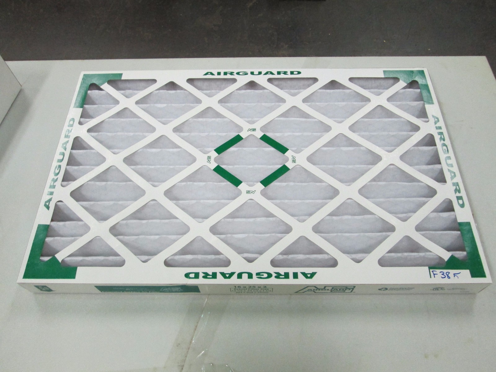 AirGuard Extended Surface Air Filter #MX40-STD2-202 16"x25"x2" Box of ...