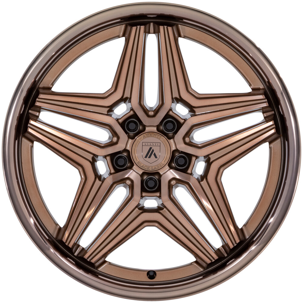 (Set of 4) Asanti ABL-46 Duke 20x9 5x120 +15mm Bronze Wheels Rims 20 ...