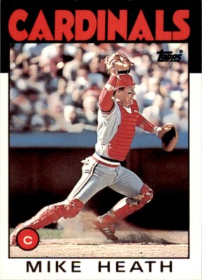 1986 Topps Traded Mike Heath Baseball Cards #46T | eBay