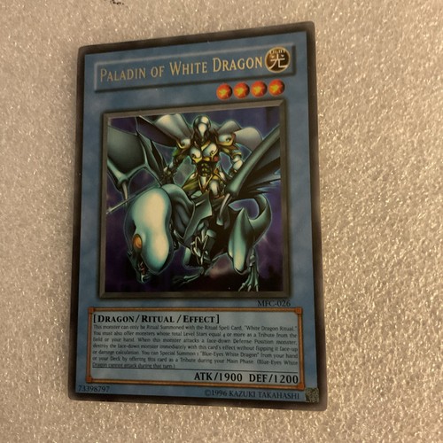 Yugioh Paladin Of White Dragon MFC-026 Ultra Rare 👍👍👀 | eBay