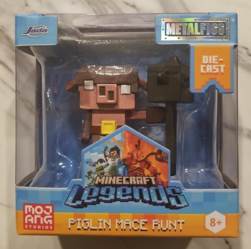 Minecraft Legends Metalfigs Piglin Mace Runt 2.5" Figure - New (Minor ...