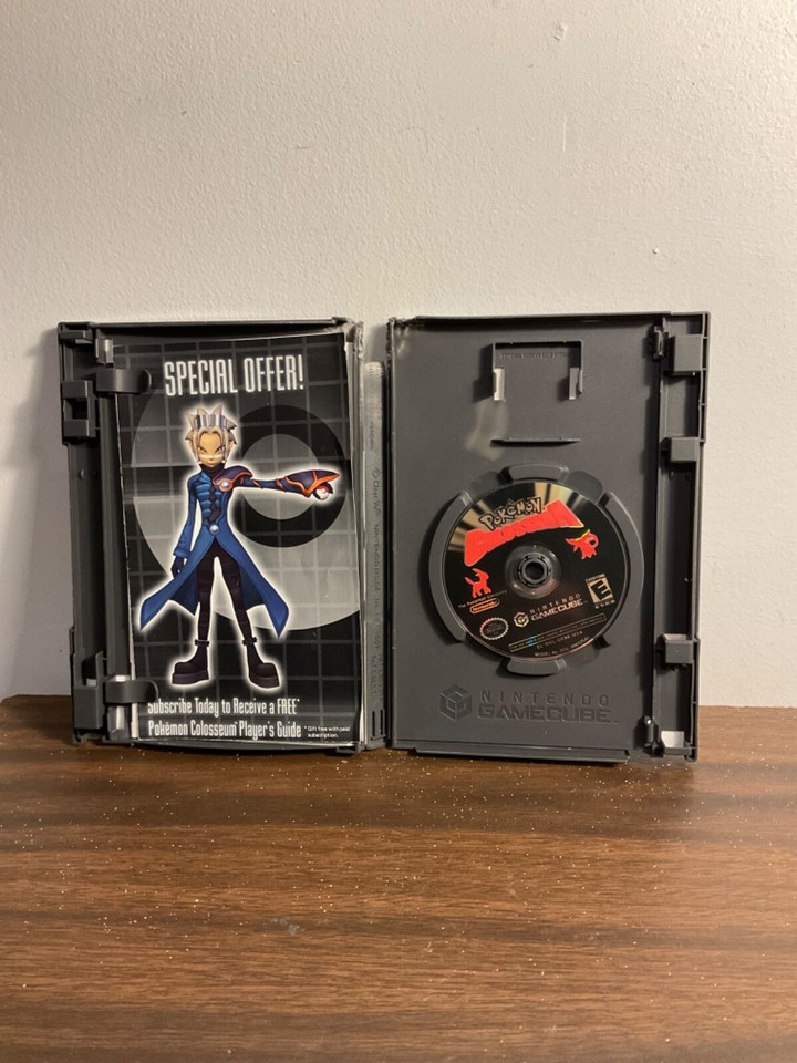 Pokémon Colosseum (GameCube, 2004). Game works great, case in poor ...