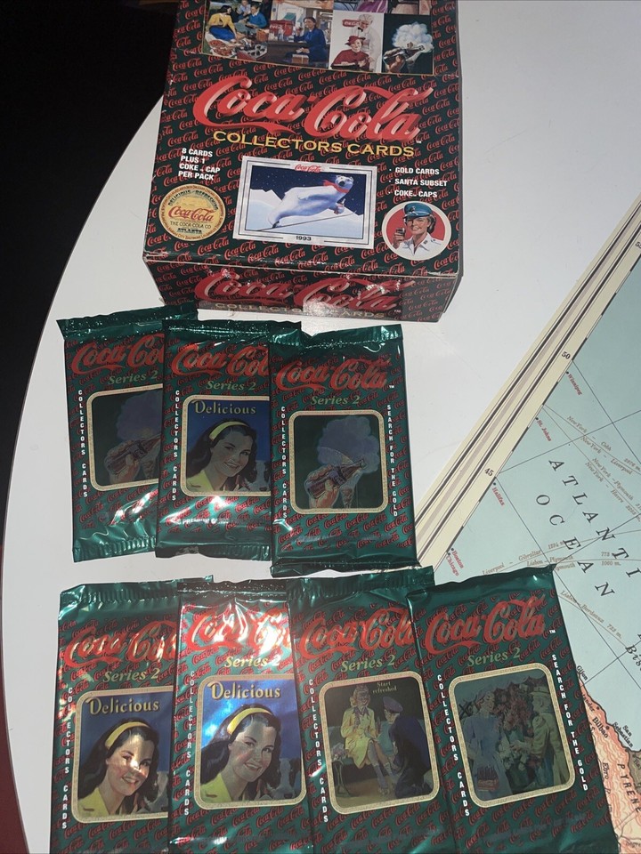 Coca-Cola Collectors Cards 2 Pack (Series 2) 1993 - New Sealed Vintage ...