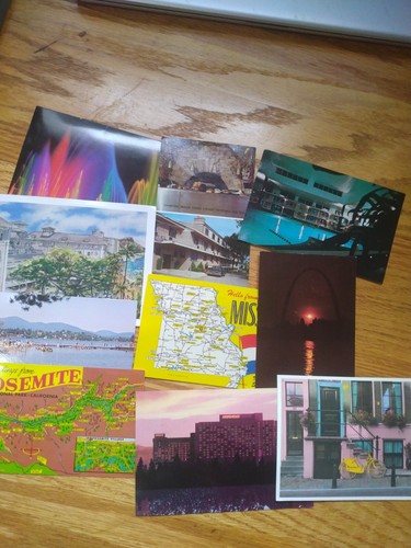 Random 50 Pcs Vintage Postcard Lot 1970's Mixed Variety US City And ...