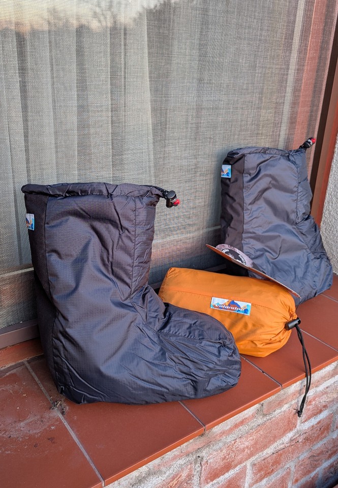 Valandre Olan expedition down bootie slippers tent mule bivouac winter ...