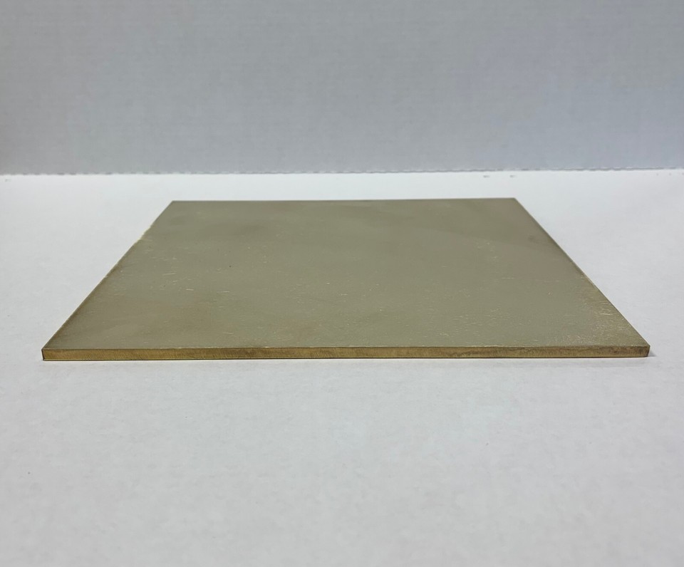 1/4" Brass Alloy 260 Square Sheet Plate 5"X 5" Flat Bar (.25") | eBay