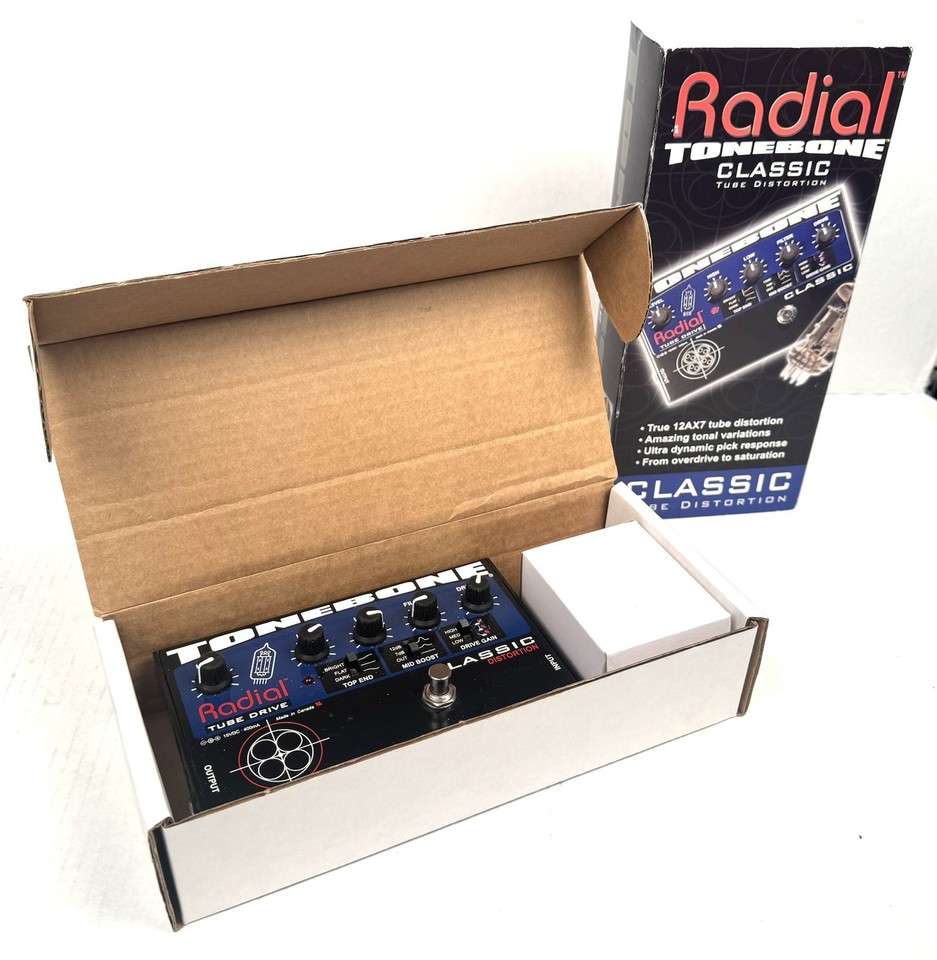 TONEBONE Radial Tube Drive Classic Distortion With Original Box! | eBay