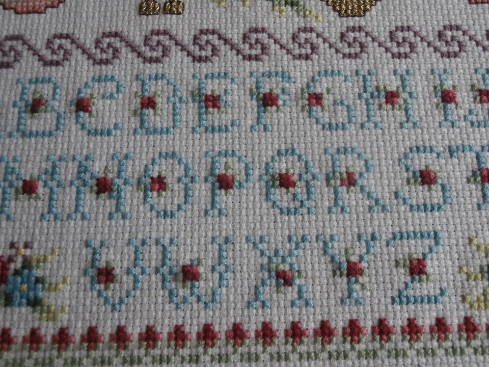 Elsa Williams Garden Sampler completed cross stitch picture beautifully ...