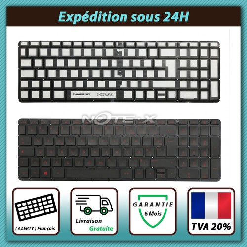 CLAVIER FRANÇAIS AZERTY POUR HP PAVILION 15-P 17-F SERIES V140646EK1 ...