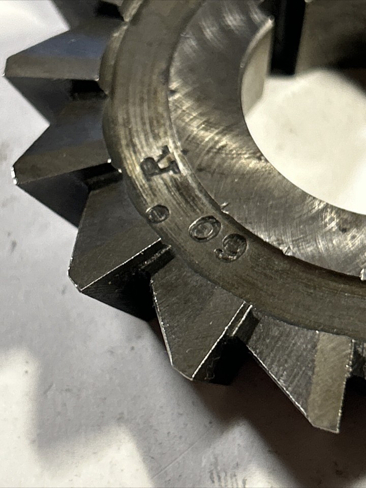 Single Angle Milling Cutter 2-3/4 X 1/2 X 1” Bore 60° Brown And Sharpe ...
