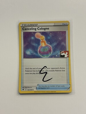 Canceling Cologne 136/189 Cosmos Holo Pokemon Prize Pack Series NM FAST ...