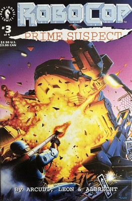 Robocop: Prime Suspect, #3 (Di 4), Dark Horse Comics, 1992. Borsa ...