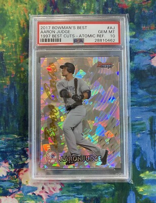 2017 Bowman's Best 1997 Best Cuts Atomic Refractor Aaron Judge Rookie ...