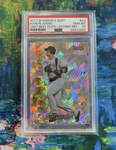 2017 Bowman's Best 1997 Best Cuts Atomic Refractor Aaron Judge Rookie PSA 10 Gem | eBay