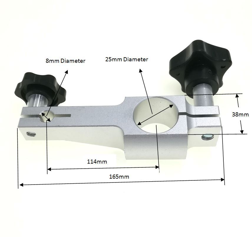 Comparator Stand Indicator Holder Measuring Arm Bracket 114mm Center ...