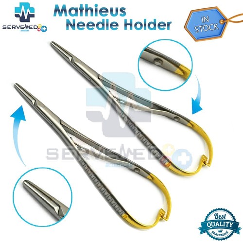 Mathieu TC Forceps Pliers 14cm Needle Holder Hemostat Surgical ...