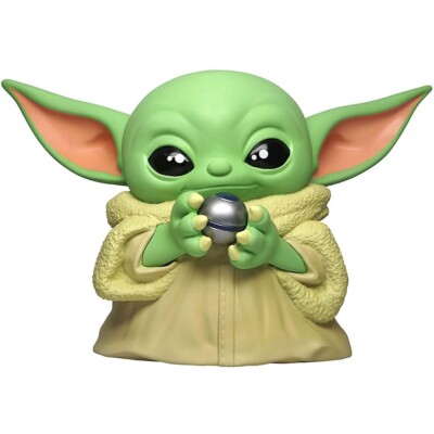 Grogu Star Wars Baby Yoda The Child with BALL 8" Coin Bank Figure ...