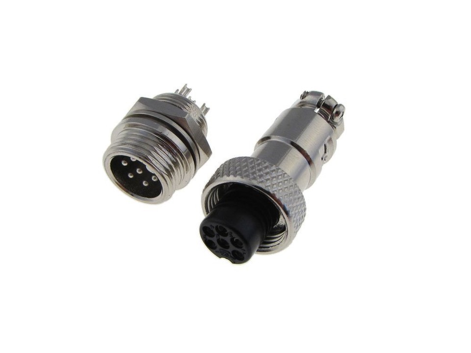 8 Contacts 8-Pin Aviation Plug - M16 HQ | eBay