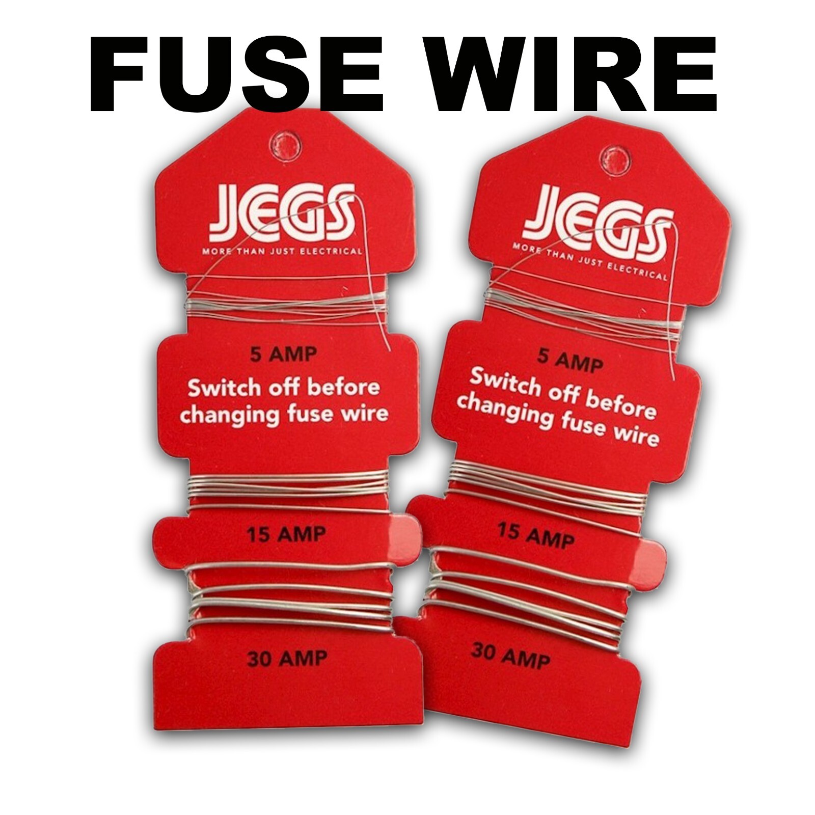 2 x Cards Of Fusewire 5A 15A & 30A For Re Wireable Fuses / Fuse Wire | eBay