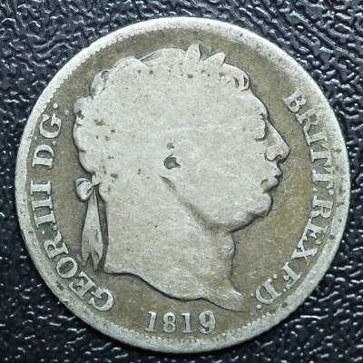 1819 Great Britain 6P Six Pence Silver Coin - KM# 665 | eBay
