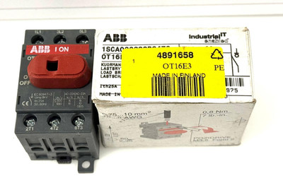 ABB OT16E3 Load Break Switch – 25A, 3-Pole | eBay