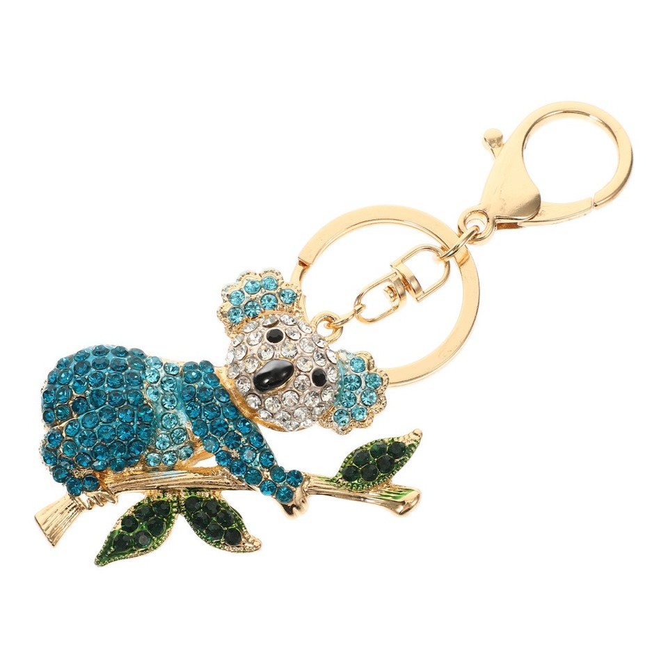 Backpack Hanging Keychain Rhinestone Keyring Charm Pendant Handbag ...