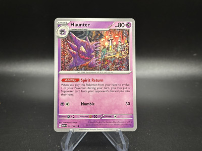 Haunter - 93/165 Scarlet & Violet 151 - Pokémon TCG | eBay