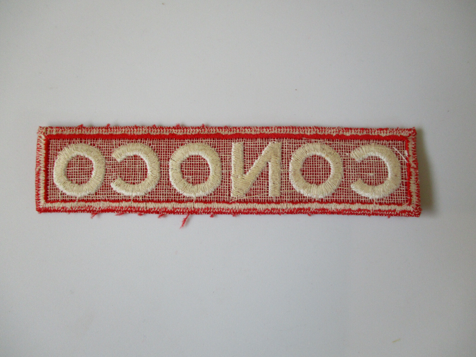 vintage 1950 1960 Conoco USA MADE Gas Oil Advertisement Uniform Patch ...