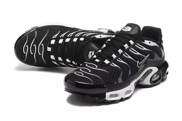 DS New Nike Air Max Plus TN black and white men's air shoes | eBay