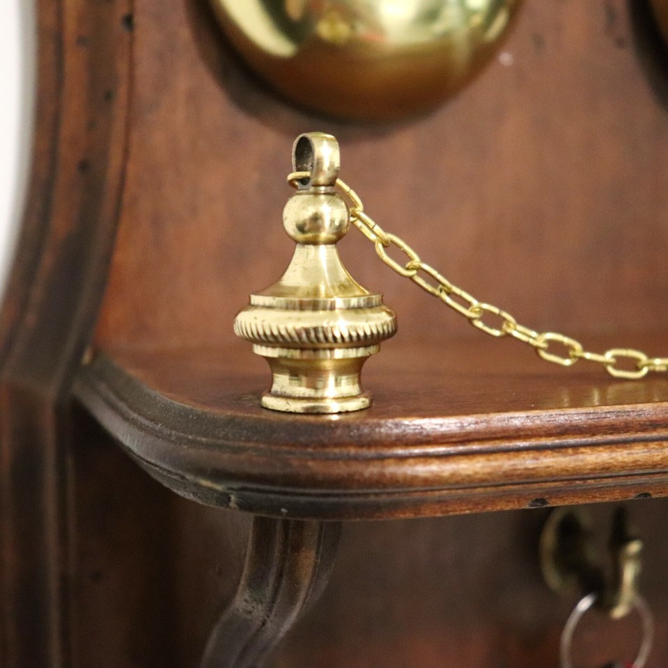KAISER Antique WALL Alarm Clock BRONZE Features! Extreme Rare Model ...
