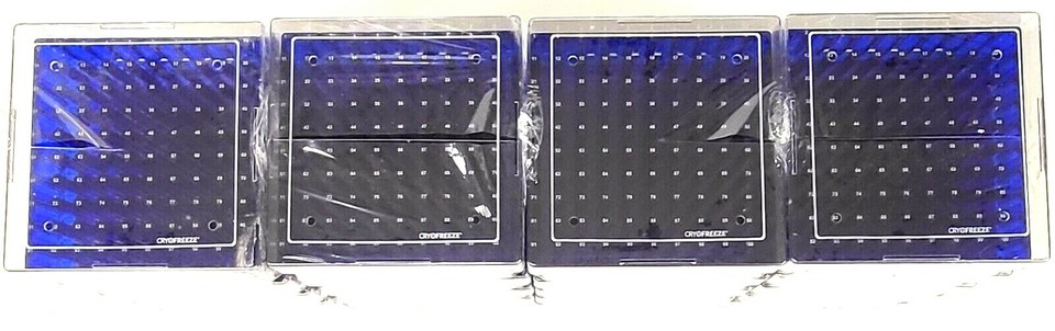 (20 UNITS) CryoFreeze Blue 100 Tubes / 100-Well Storage Racks | eBay