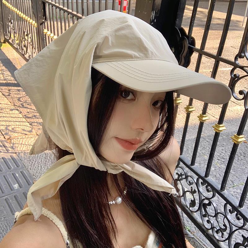 Women Sun Hat Baseball Cap Head Hair Scarf Summer Outdoor Quick Drying ...