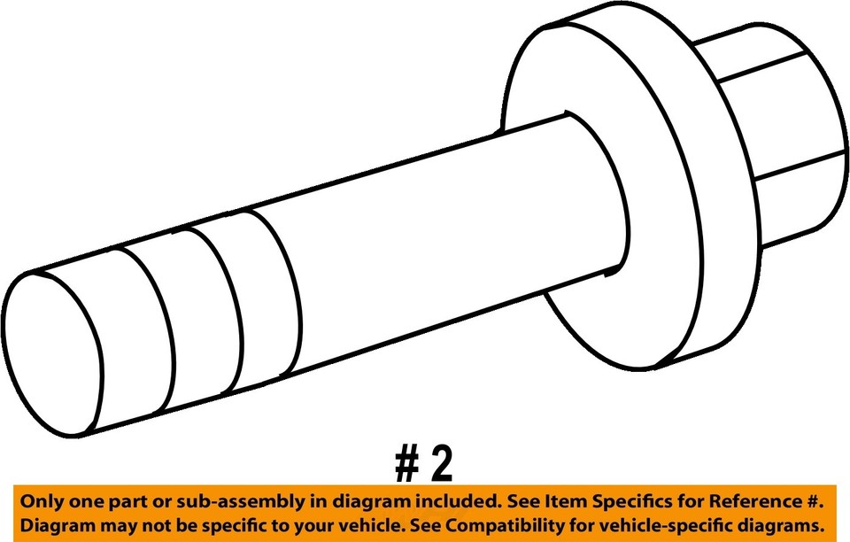 GM OEM 10-12 SRX Front Suspension Struts Components-Strut Bolt 11570611 ...