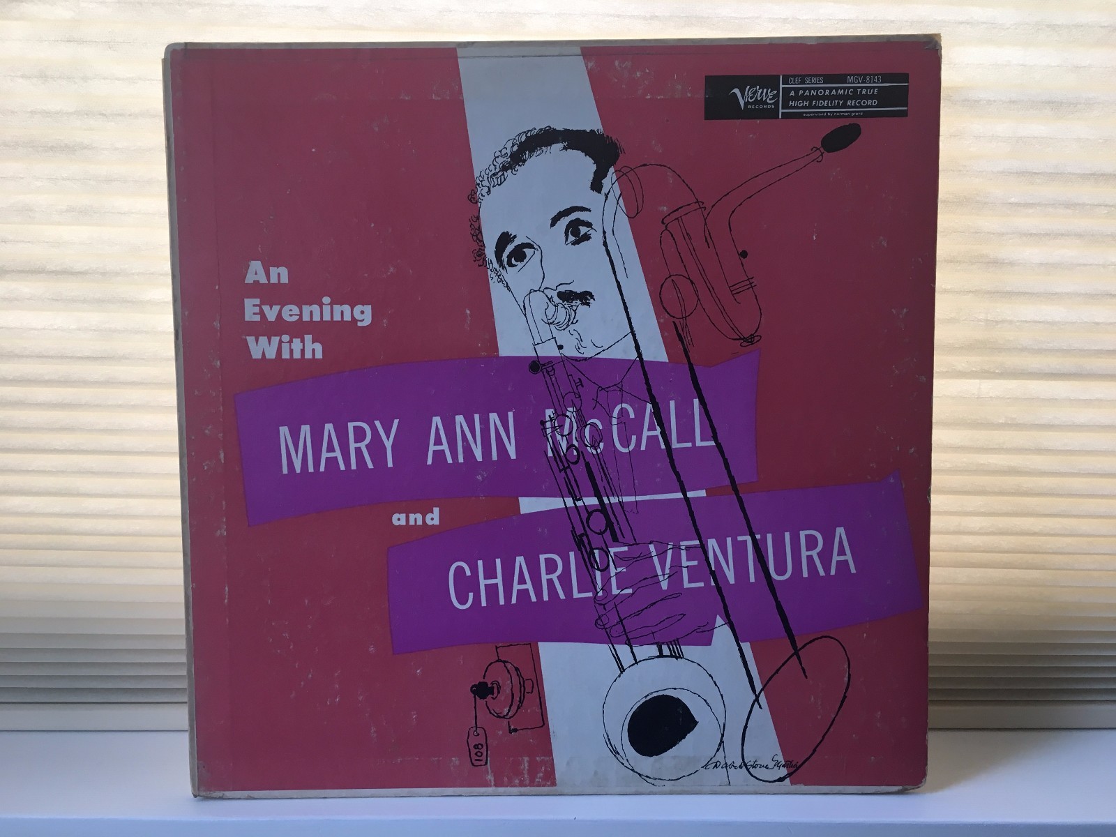 MARY ANN McCALL - An Evening ~ VERVE 8143 {dg trp label} w/Ventura ...