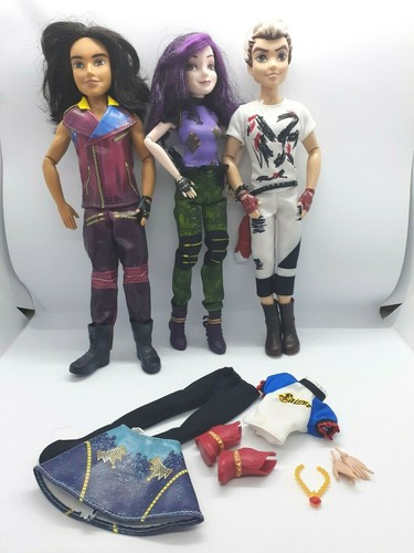 Descendants Isle of the Lost Dolls Set 4 Pack RARE VERSION Exclusive ...