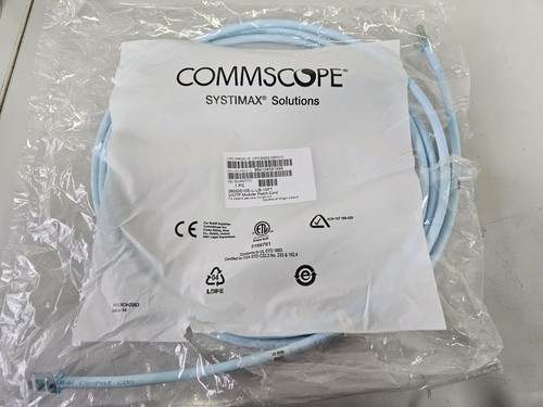 COMMSCOPE U/UTP Modular Patch Cord - Light Blue 10ft ( CPCSSZ2-02F010 ...